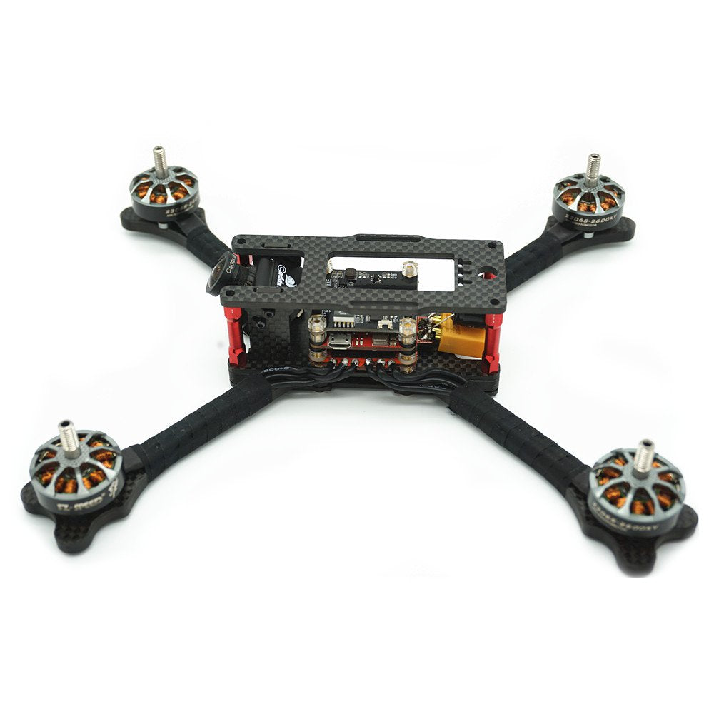 TTTRC Tank 225 225mm Carbon Fiber Frame Kit 6mm Arm Thickness for RC D