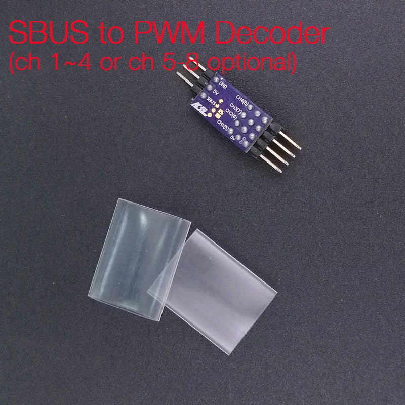 SBUS TO PWM DECODER FOR FRSKY RXSR XM+ XSR RECEIVERS SBUS TO PWM SIGNA