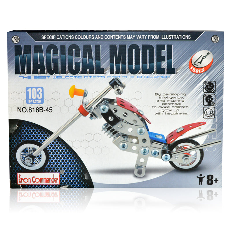 10 Types Magical Model Building Kit Construction Metal Assembly Set 3D