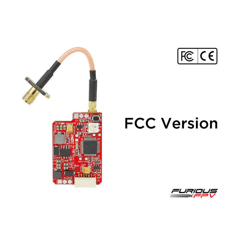 FuriousFPV 2.4Ghz FCC Combo TrueD-X +VTX Long Range 2.4G Clarity Redef